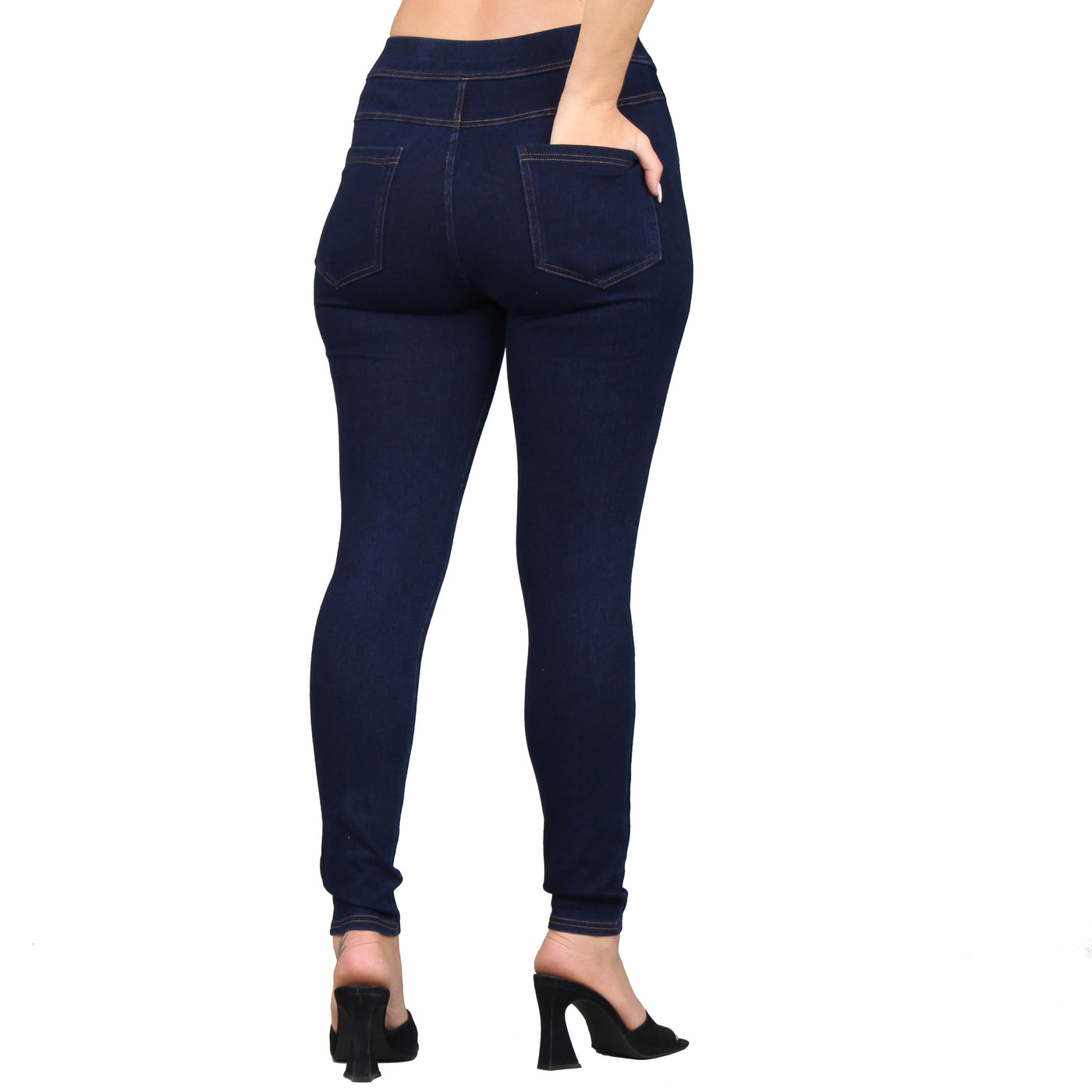 High Rise Jean Jeggings - Improved Fit — Lildy.com